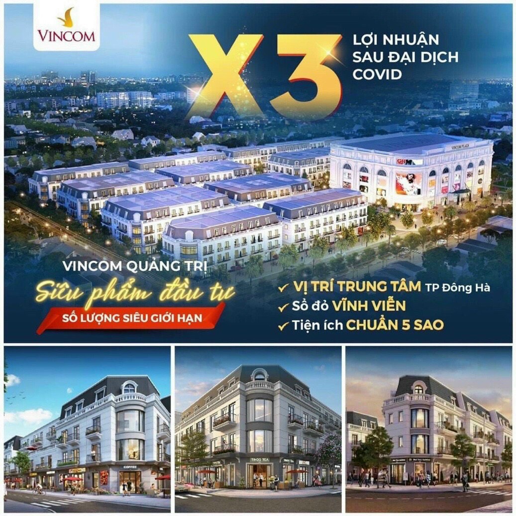 Shophouse Vincom Quảng Trị | Con gà Đẻ trứng "Vàng" cho NĐT - Vinhomes